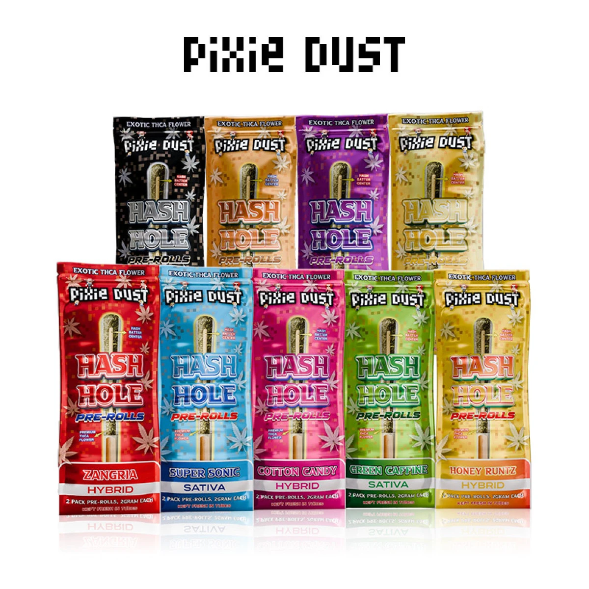 WS Pixie Dust Hash Hole 2g pre-rolls - pixie Pod | pixi pod 4g | pixie ...